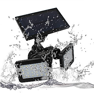 KLFJFD Solar Lights Outdoor,24 LED Solar Powered Waterproof Sconce Light Infrared Human Body Motion Sensor Wall Lamp,for Home Garden