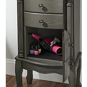 Powell Company Grey Wash Jewelry Powell Viola Armoire