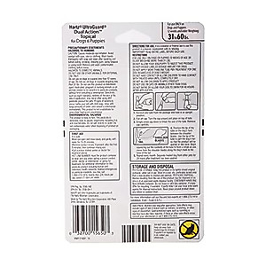 Hartz UltraGuard Dual Action Flea & Tick Topical Dog Treatment and Flea and Tick Prevention, 6 Months,31-60 Pound Dogs