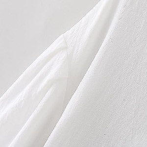 Unisex Baby V Neck T-Shirts Infant Long Sleeve Tees Letter Print Pullover Shirts Fall Outfits Clothes 0-3 Months Sweatshirt White