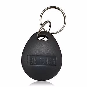 25 pcs 26 Bit AuthorizID Thick Proximity Key Fobs Weigand Prox Keyfobs Compatable with ISOProx 1386 1326 H10301 Format Readers. Works with The vast Majority of Access Control Systems