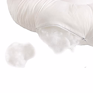 Newborn Baby Lounger with Super Soft Premium Minky Dot Baby Lounger Cover, 25 x 25 x 9/6 inches Infant Floor Seat, Newborn Essentials, Ultra Comfortable, Safe for Babies (Tomato)