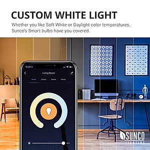 Sunco PAR38 Alexa Compatible Smart LED Bulbs, WiFi Color Changing Outdoor Flood Light, 13W, RGB Tunable White CCT, Dimmable, with Amazon Alexa & Google Assistant, No Hub Required 2 Pack