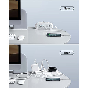 Anker Charging Station, 623 Capsule Power Strip with 45W USB C Charger, 3 Outlets, 15W 2 USB Ports, 6ft Power Cord, Power Delivery for Desktop Accessory, MacBook, Tablets, iPhone14/13