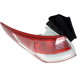 Evan Fischer Driver Side, Outer Tail Light Compatible with 2013-2016 Ford Escape - FO2800229