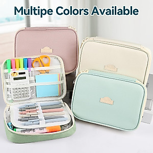 Pencil Case - Large Stationery Pen Bag, School Classroom Office Supplies, Gift for Students Teen Girls, Big Capacity Pencil Pouch