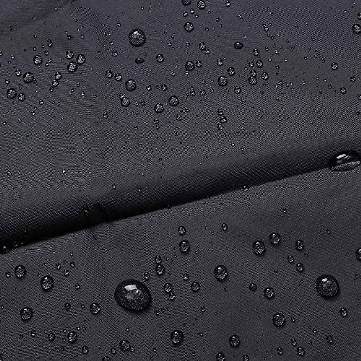 Himal Outdoors Fire Pit Cover- Heavy Duty Waterproof 600D Polyster with PVC Coating, Round Patio Fire Bowl Cover, 36 Inch, Black