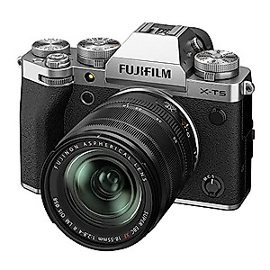 Fujifilm X-T5 Mirrorless Digital Camera XF18-55mm Lens Kit - Silver