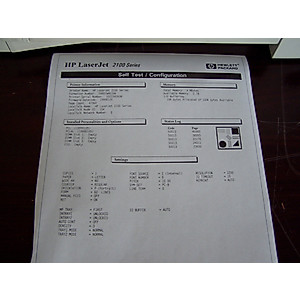 HP Laserjet 2100 Laser Printer W/Test Prints