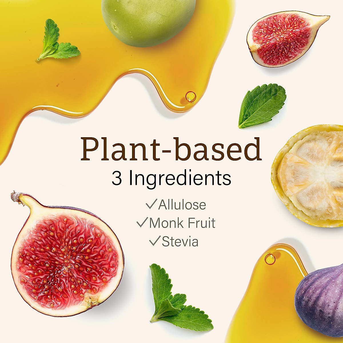 My Normal Keto Allulose 17.1 Fl Oz - Allulose, Monk Fruit and Stevia Blend, Zero Calorie Sweetener, 1:1 Sugar Substitute, Gluten Free, No Erythritol & Glycemic Impact, 0g Net Carbs - Keto, Paleo, Vegan Friendly