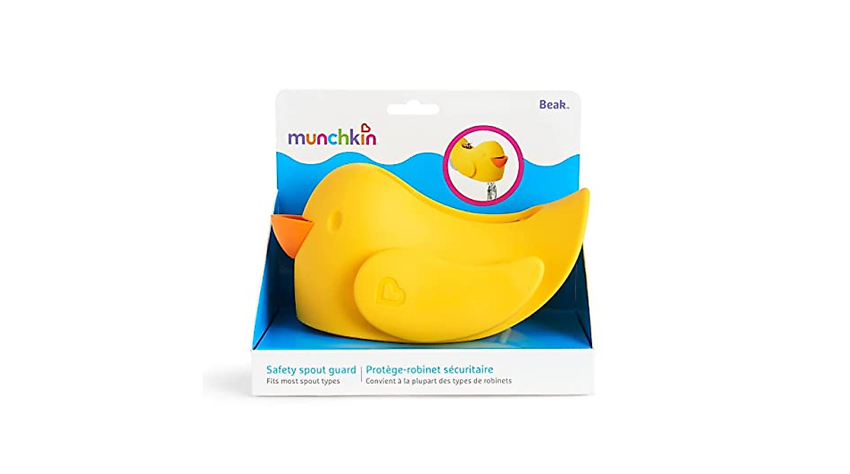 Munchkin Beak Bath Spout Cover with Bubble Dispenser | Safe & Fun Bath