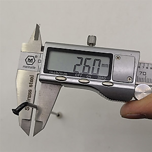 20 Pieces A Lot 12 K 2.6 mm E-Bike Spokes Black Color 45# Steel Material Electric Bicycle Motor Wheel Spokes with Nipples (Color : 195mm)