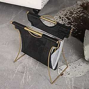 Magazine & Newspaper Baskets Magazine Rack Small Magazine Rack Magazine Storage Rack Desktop Debris Storage Basket Cosmetics Storage Rack U-Shaped Storage Rack Wrought Iron Bookshelf