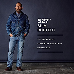 Levi's Men's 527 Slim Bootcut Fit Jeans, Bedside Blues, 34W x 30L