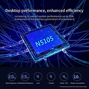 TypeC minicomputer Interface M.2 SSD Nvme 2242 Stable microcomputer for Data Transfer for Travel 8G+256G US Plug
