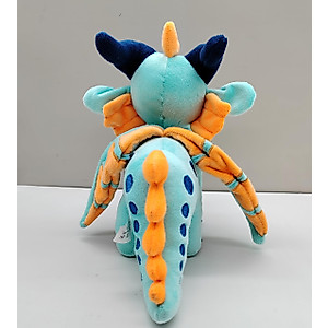 EASELR Wings of Fire Dragon Plush Toy Rainwing Dragon Stuffed Animals Pterosaur Plush Flying Dragon Pillow Plushies Gifts for Fans Kids Boys Girls