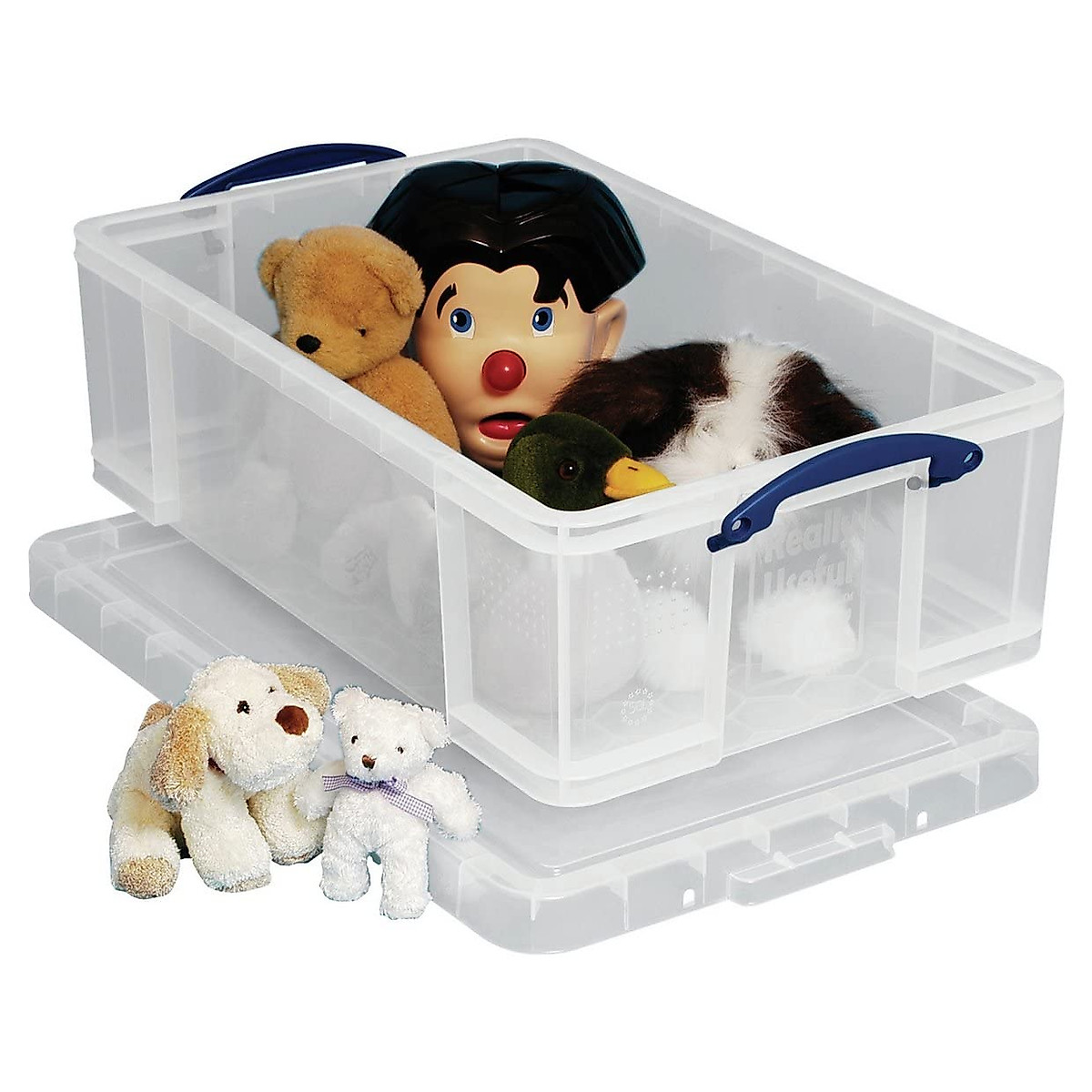 Really Useful Clear 50L Plastic Storage Box 710x440x230mm KING50C