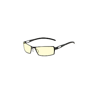 GUNNAR - Premium Gaming and Computer Glasses - Blocks 65% Blue Light - SheaDog, Onyx, Amber Tint