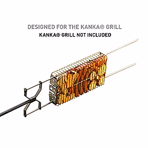 Kanka Grill 100% Stainless Steel Basket. Cook Any Food!