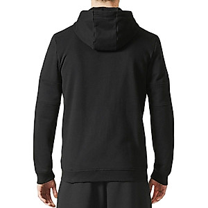 adidas Men's Ornamental Block Full-Zip Hoodie Small Black