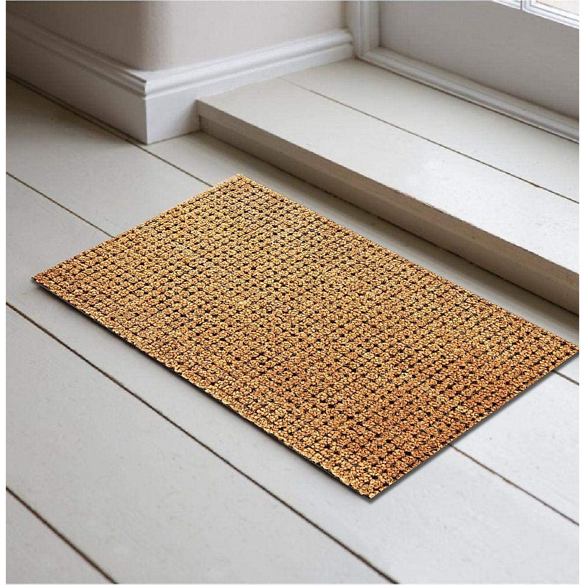 Envelor Home and Garden Coco Coir Cluster Outdoor Welcome Doormat 18 x 30 Inches Entrance Doormat