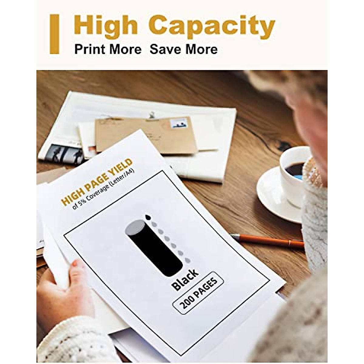 Intactech Compatible Ink Cartridges Replacement for Brother MFC-J491DW LC3013 XL LC3011 Ink Cartridges 2 Black BK High Yield Work with MFC-J491DW MFC-J497DW MFC-J690DW MFC-J895DW Inkjet Printer