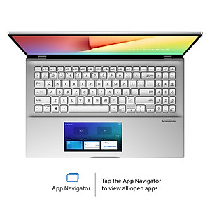 ASUS VivoBook S15 Thin & Light Laptop, 15.6” FHD, Intel Core i5-8265U CPU, 8GB DDR4 RAM, PCIe NVMe 512GB SSD, Windows 10 Home, S532FA-DB55, Transparent Silver
