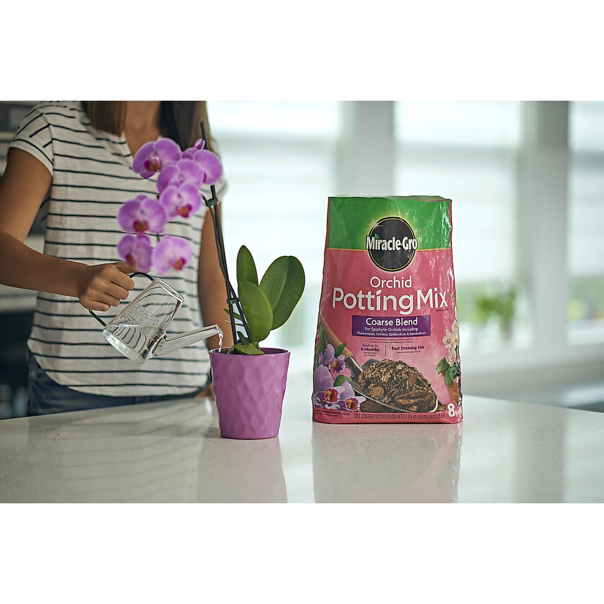 Miracle-Gro Orchid Potting Mix Coarse Blend, 8 qt.