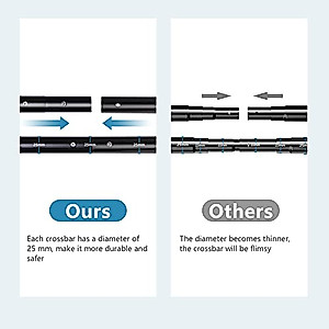 Backdrop Stand 8.5x10ft, ZBWW Photo Video Studio Adjustable Backdrop Stand for Parties, Wedding, Photography, Advertising Display