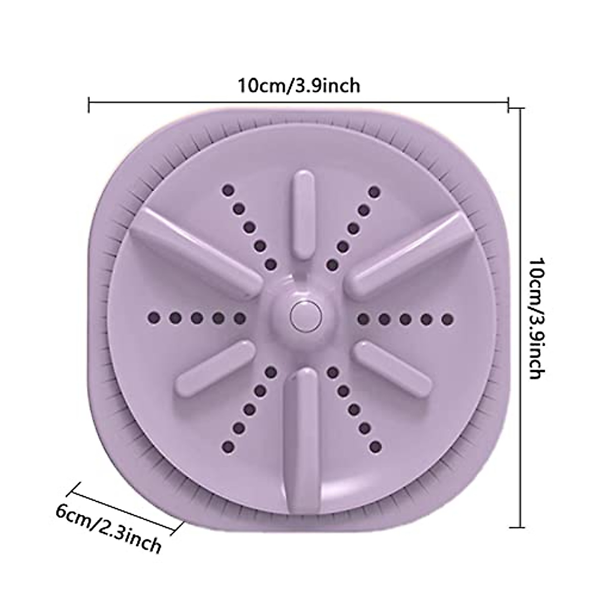 xiaoguozi Portable Mini Washing Machine,Mini Ultrasonic Washing Machine Turbine Small Washers with USB,Mini Washer Automatic Turbine Washer for Cleaning Sock, Underwear, Small Rags