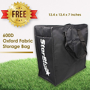 Camping Rocket Stove by StarBlue with FREE Carrying Bag - A Portable Wood Burning Camping Stove with Large Fuel Chamber Best for Outdoor Cooking, Camping, Picnic, BBQ, Hunting, Fishing