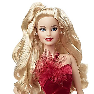 Barbie Signature 2022 Holiday Doll (Blonde Hair), 6 Years and Up., HBY03
