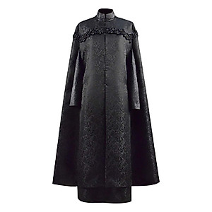 Nanny McPhee Cosplay Costume Black Cloak Top and Skirt Full Set Suit Halloween Outfits (X-Large, Black)