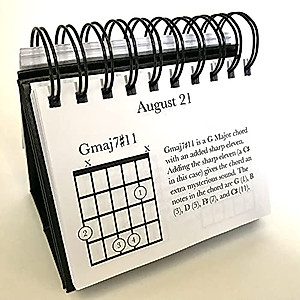 The 365 Days of Guitar Chords Calendar - Daily Guitar Chord Page-A-Day Calendar/Gift for Guitar Players
