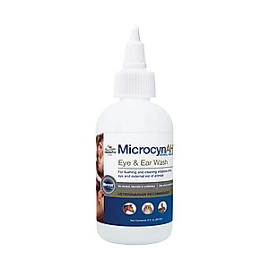 Manna Pro MicrocynAH Ear & Eye Wash, 3 oz