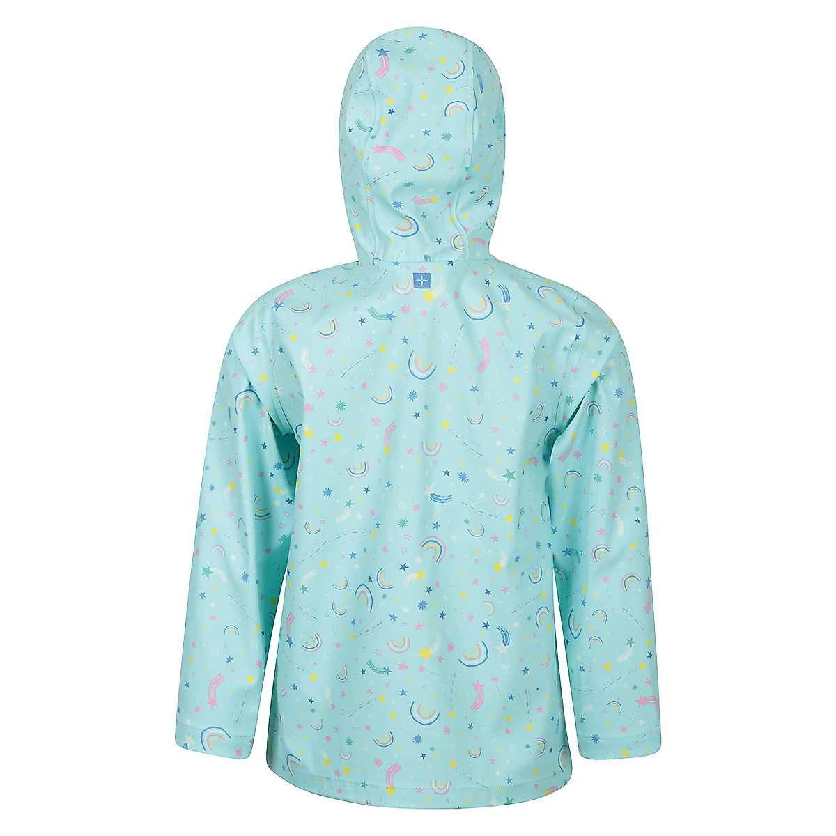 Mountain Warehouse Kids Raindrop Waterproof Rain Jacket & Pants Set Teal 3T-4T