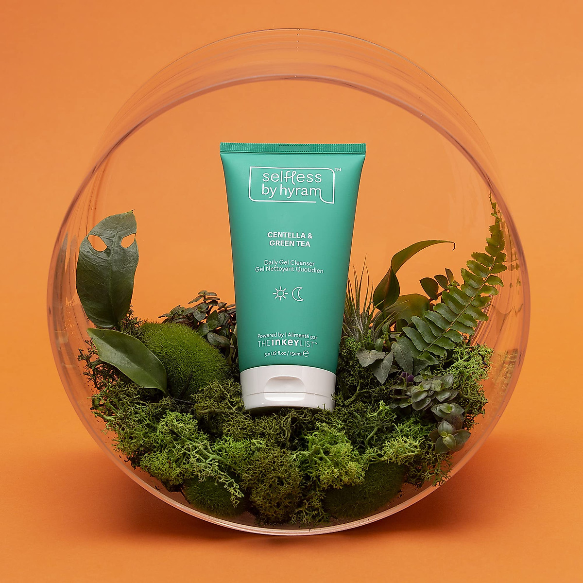 Selfless by Hyram Centella & Green Tea Hydrating Gel Cleanser. Gentle, Hydrating Daily face Cleanser with Antioxidants that Removes Makeup. For All Skin Types (5 fl oz)