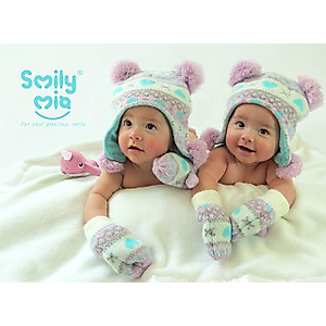 Smily Mia Nora Narwhal Soft Silicone Teething Toy/Toothbrush with Two Handles for 3M+ Babies Teething Pain Relief, Pink