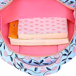 MYGOO Kids Backpack for Girls | Colorful School Backpack for Teen | Archibald Collection | 17" tall | Berry Purple