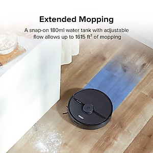 roborock Q7+ Self-Emptying Robot Vacuum, Empties Itself for up to 7 Weeks, 2700 Pa Suction, PreciSense Precision LiDAR, 3D Mapping, Works with Alexa, Perfect for Hard Floors, Carpets, and Pet Hair