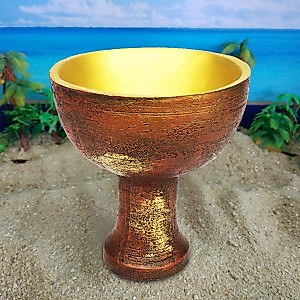 DOERDO Indiana Jones Holy Cup Religion Ornament Halloween Gathering Prop Gifts, The Last Crusade Cup of Christ Chalice Sacrifice Tool, Retro color