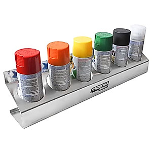 Extreme Max 5001.6085 Aluminum Aerosol Storage Shelf for Enclosed Trailer Shop Garage Storage - 6-Can Capacity