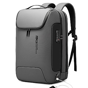 BANGE Anti Theft Backpack With TSA Lock,Waterproof Backpacks With YKK Zipper, High Tech Business Backpack For Men And Women, Laptop Backpack Fits For 17.3 Inch Notebook…