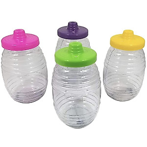 1 Lt - 32oz vitroleros aguas frescas w/straws 4 pk by Border Merchant