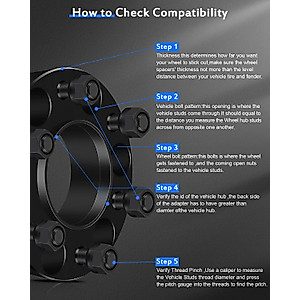 ECCPP 2" inch 6 Lug Hubcentric Wheel Spacers 6x135mm to 6x135mm 87mm CB fits for Ford Expedition for Ford for F-150 for Lincoln Navigator for Lincoln Mark LT with 14x2 Studs-2PCS
