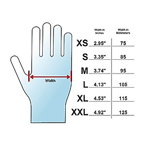 Adenna Shadow Black Nitrile Powder Free Exam Gloves (100 Box)