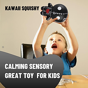 Anboor 4.7" Voodoo Dolls Squishies Cute Ghost Doll Stress Relief Kawaii Soft Slow Rising Squeeze Toys for Kids Adults Idea Stress Relief Kid's Toys