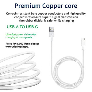 5V AC Power Adapter Charger and 5ft USB Charging Cord Cable Compatible with Vtech RM5754/HD/2HD, VTech RM5764/HD/2HD, VTech RM5864/HD/2HD, VTech RM7754/HD/2HD, VTech RM7764/HD/2HD Video Baby Monitor