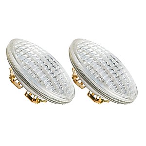 SHUWDKAR PAR36 LED Landscape Light Bulb, 36 Watt Halogen Equivalent 6W 600 Lumen, Bright White 3000K, PAR36 LED 12V for Landscape Lighting,Off-Road Vehicles,RV Vehicles,Tractor, 2 Pack