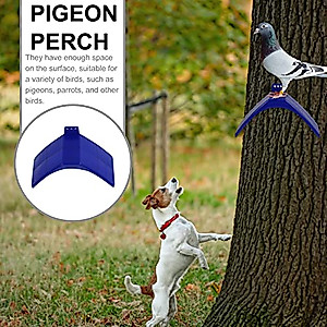 ULTECHNOVO 30Pcs Dove Food Dove Rest Stand Frame Plastic Pigeon Perches Bird Dwelling Rest Roost Holder Support Cage Accessories for Dove Pigeon Other Bird perches Birds Dove Rest Stand